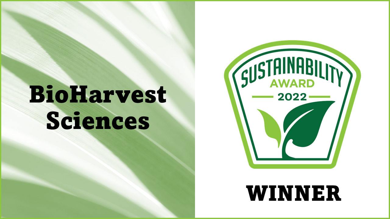 BUSINESS INTELLIGENCE GROUP AWARDS BIOHARVEST WITH THE PRESTIGIOUS ...