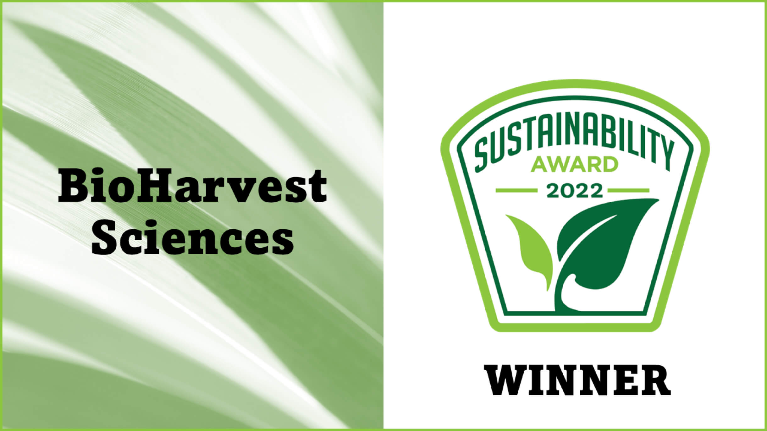 Sustainability - BioHarvest Sciences